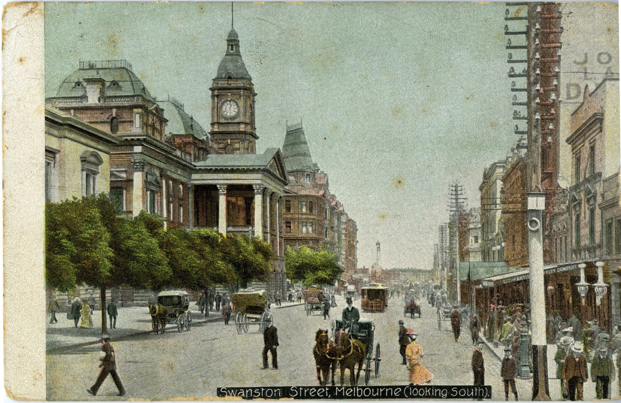Swanston Street, Melbourne (looking south) - City Collection