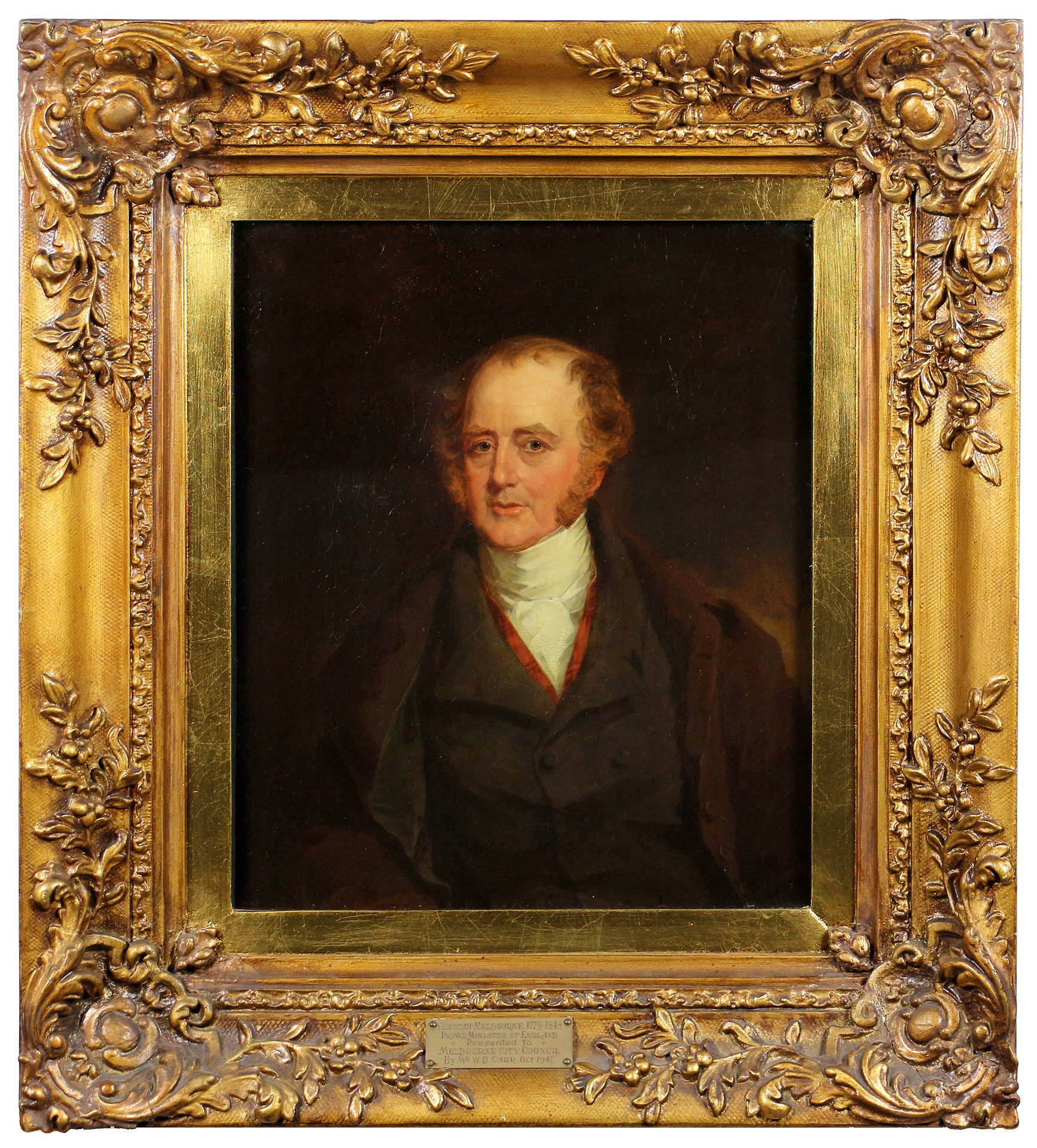 Portrait of William Lamb - Viscount Melbourne (copy) - City Collection