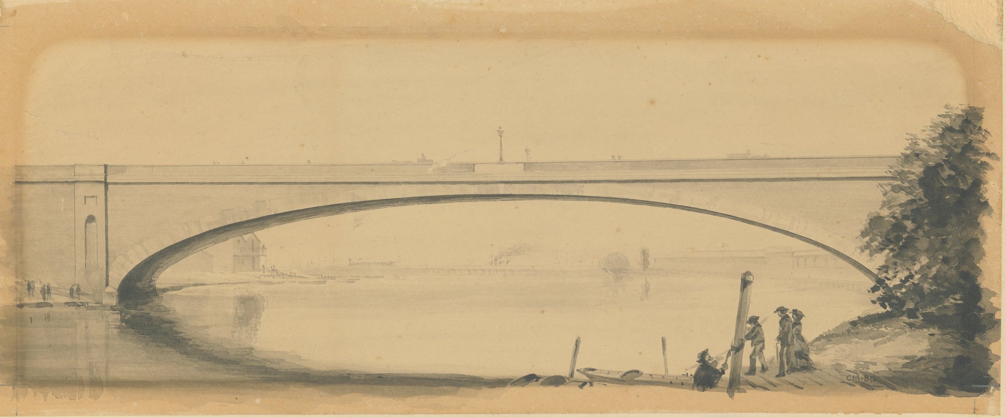 Princes Bridge in 1883 - City Collection