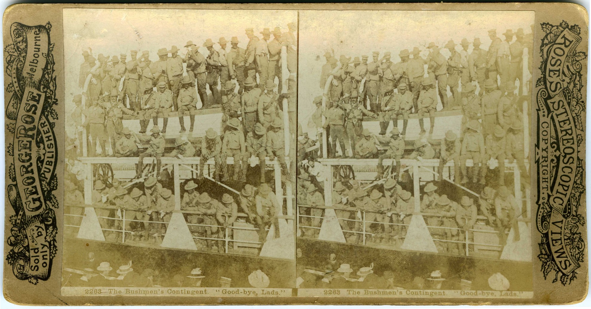 2263. The Bushmen's Contingent. "Goodbye Lads". - City Collection