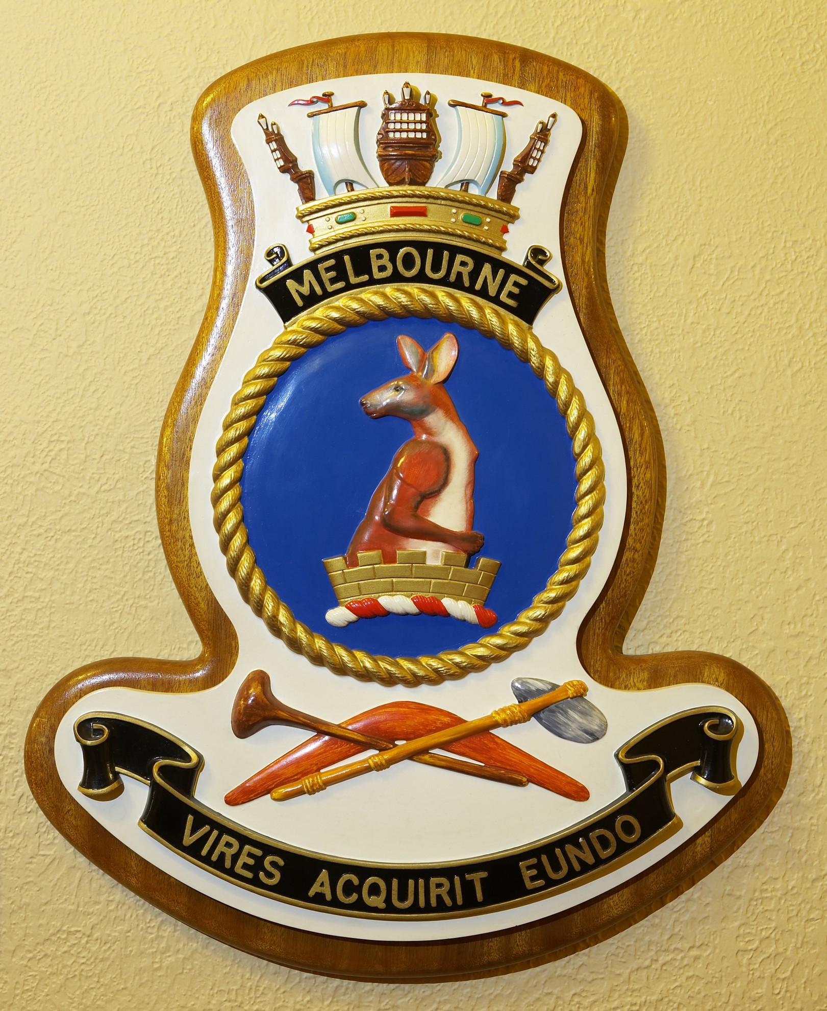 Crest of the HMAS Melbourne - City Collection