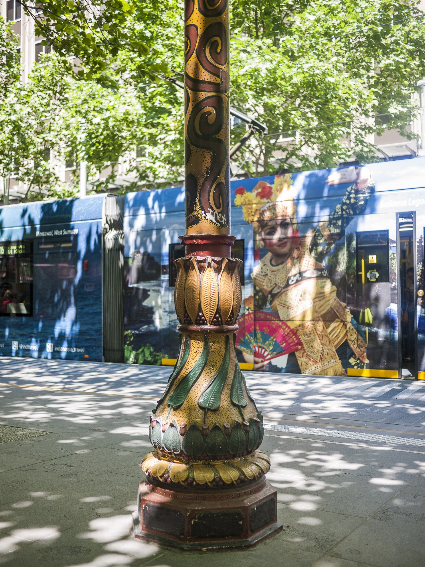 Painted Poles 2 - City Collection