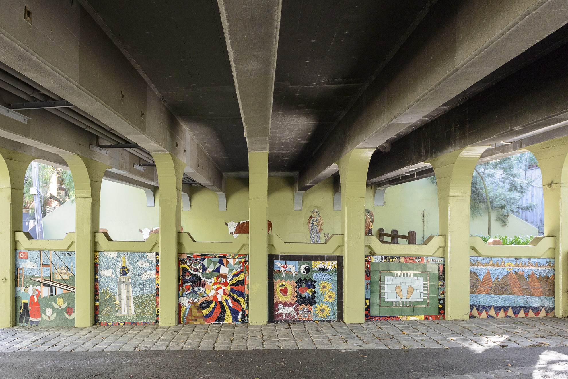 Lynch's Bridge Mosaic Mural - City Collection