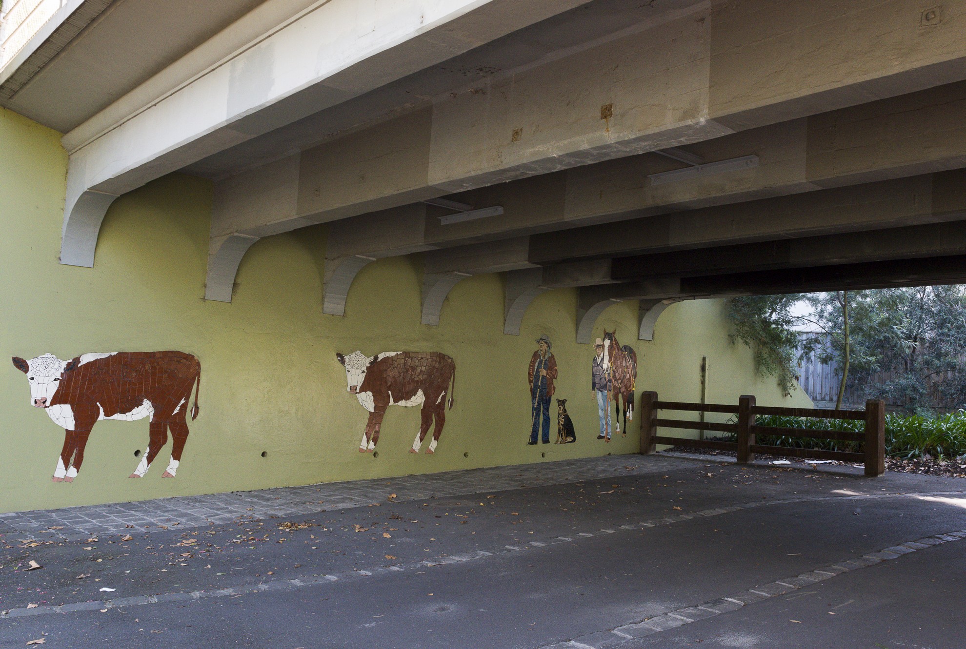 Lynch's Bridge Mosaic Mural - City Collection