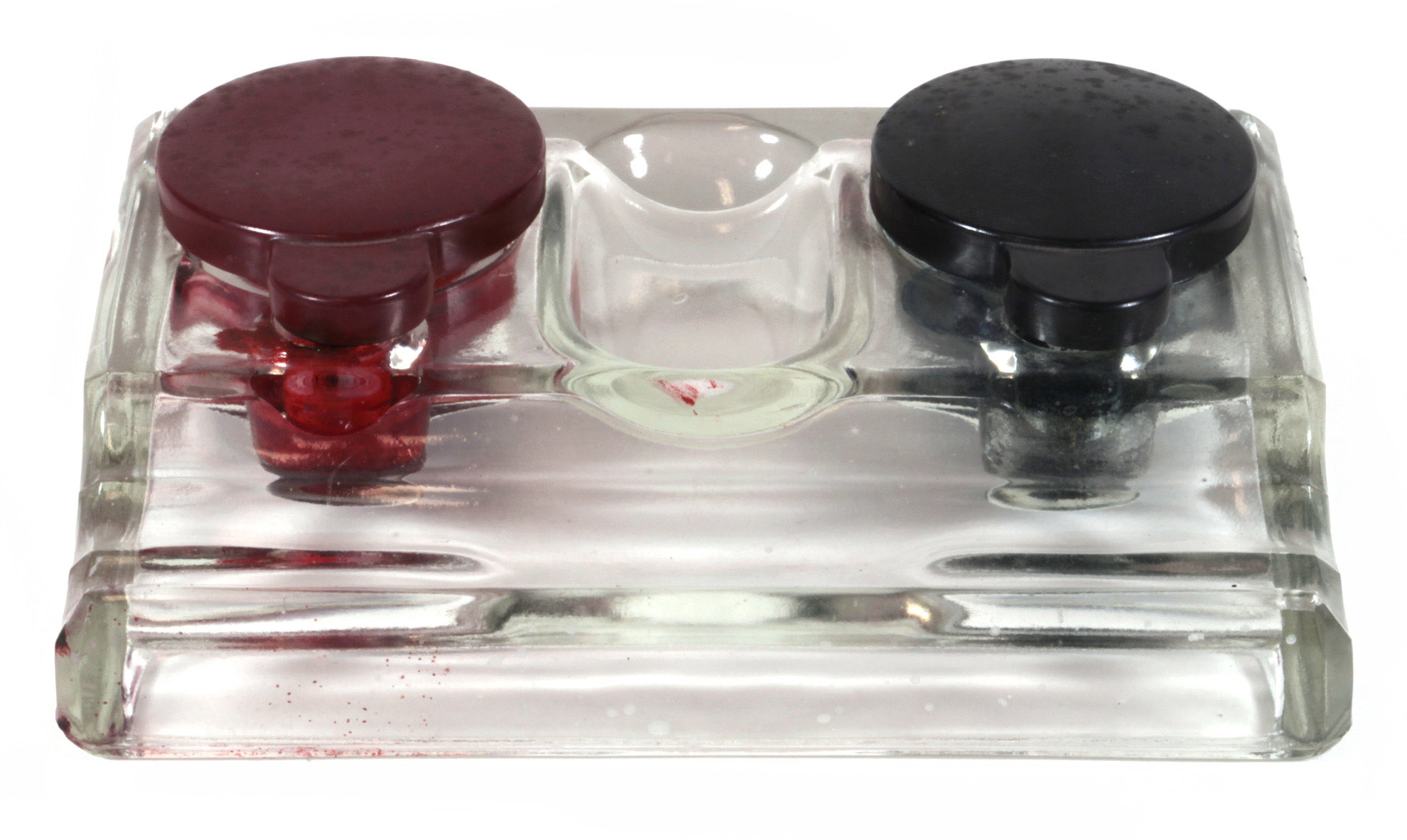 Double inkwell desk set - City Collection