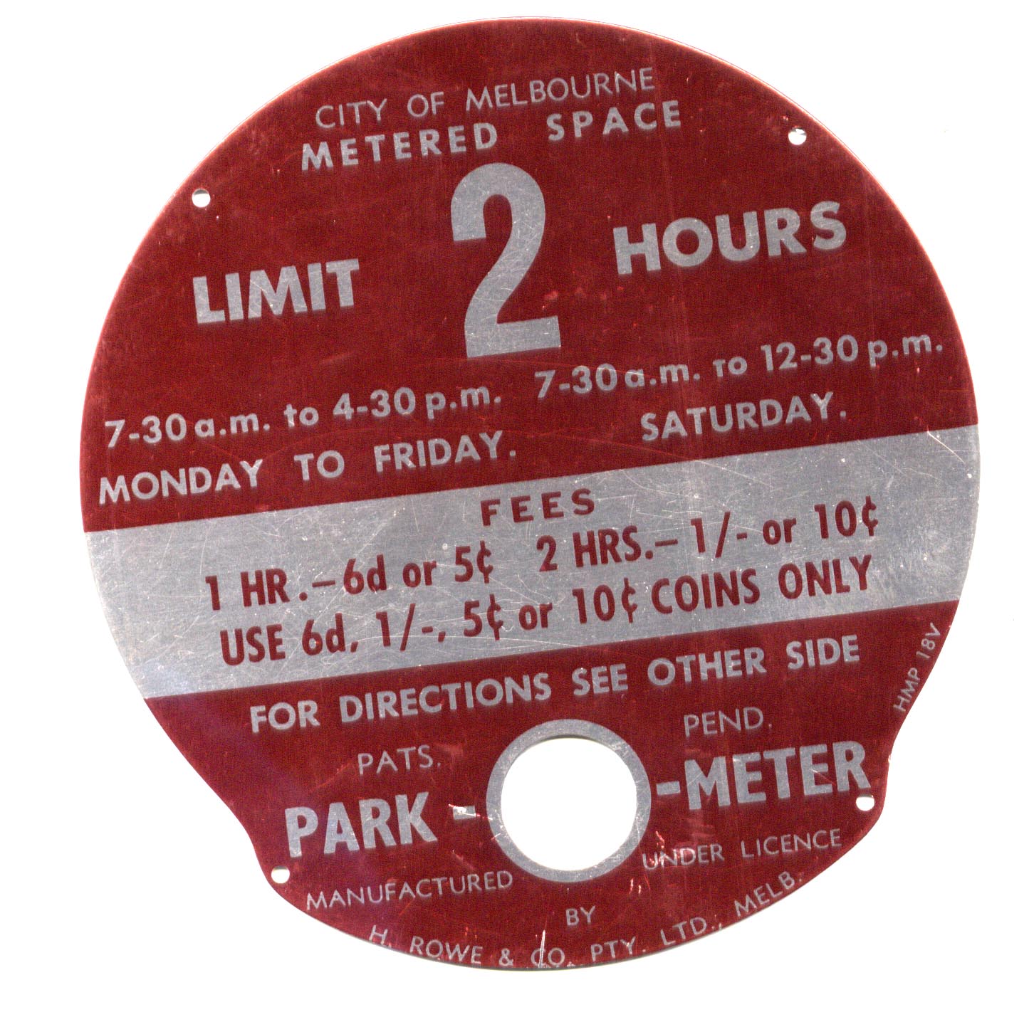 Parking Meter plaques - City Collection