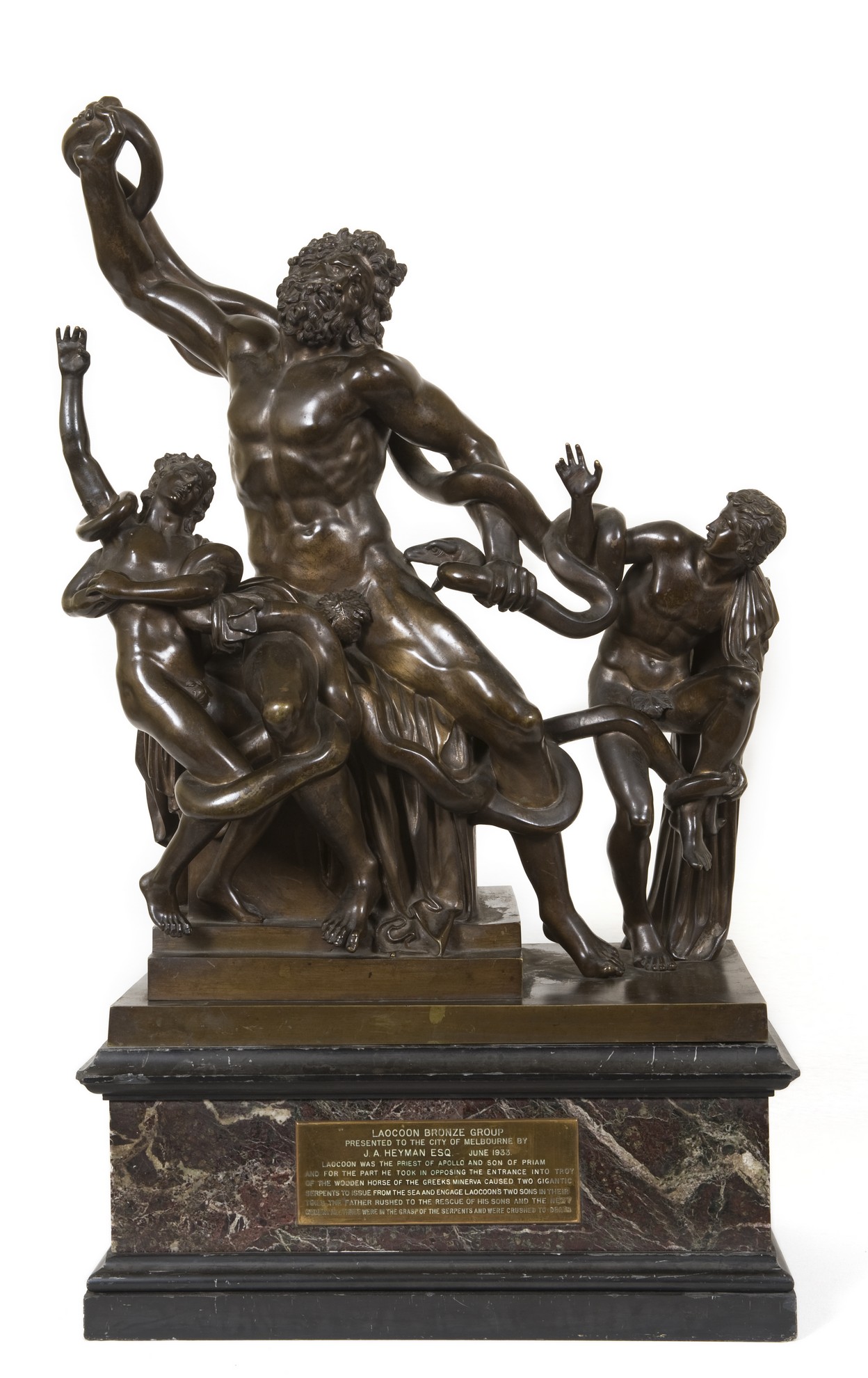 Laocoon Bronze group - City Collection