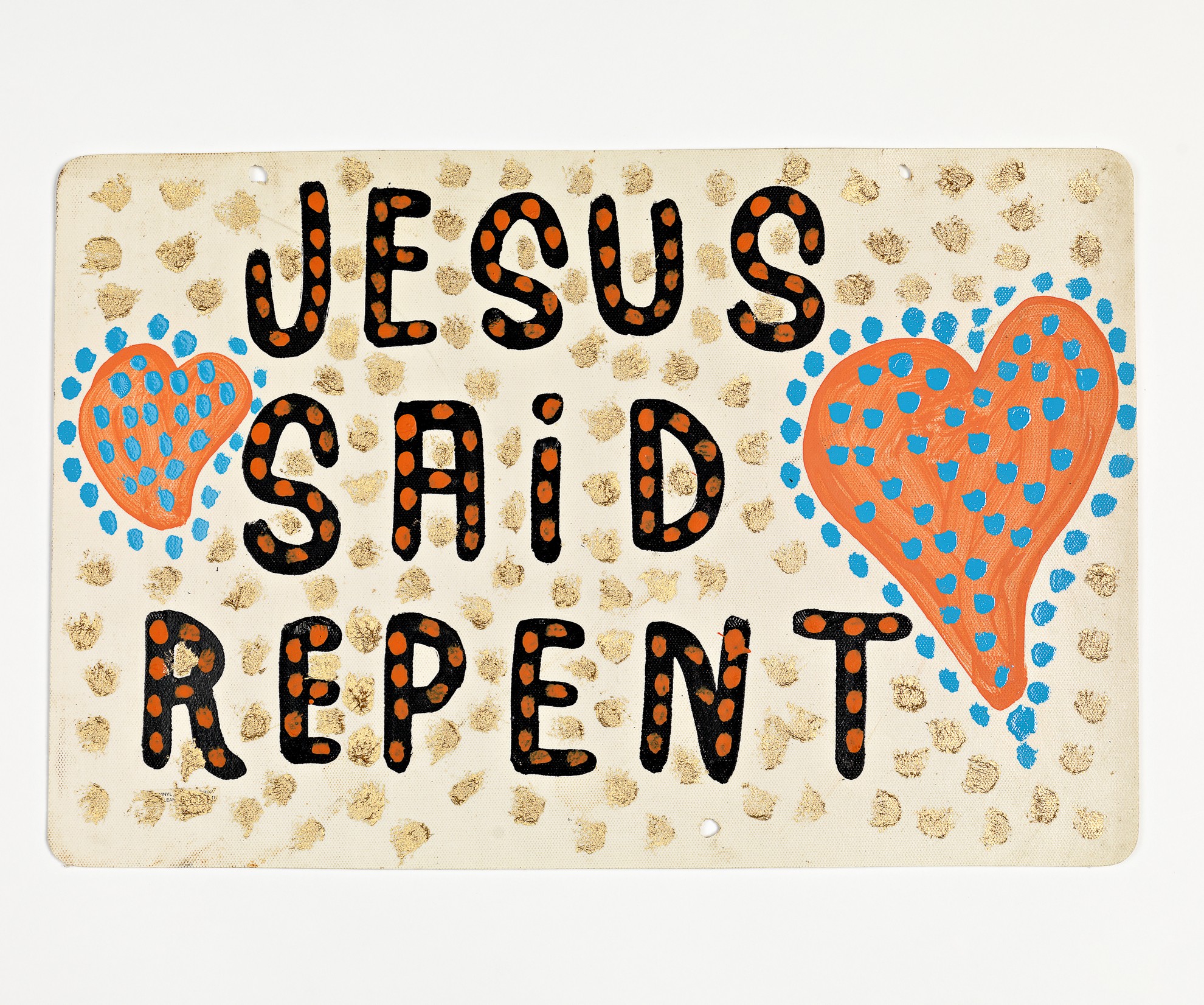Jesus said repent (placemat sign) - City Collection
