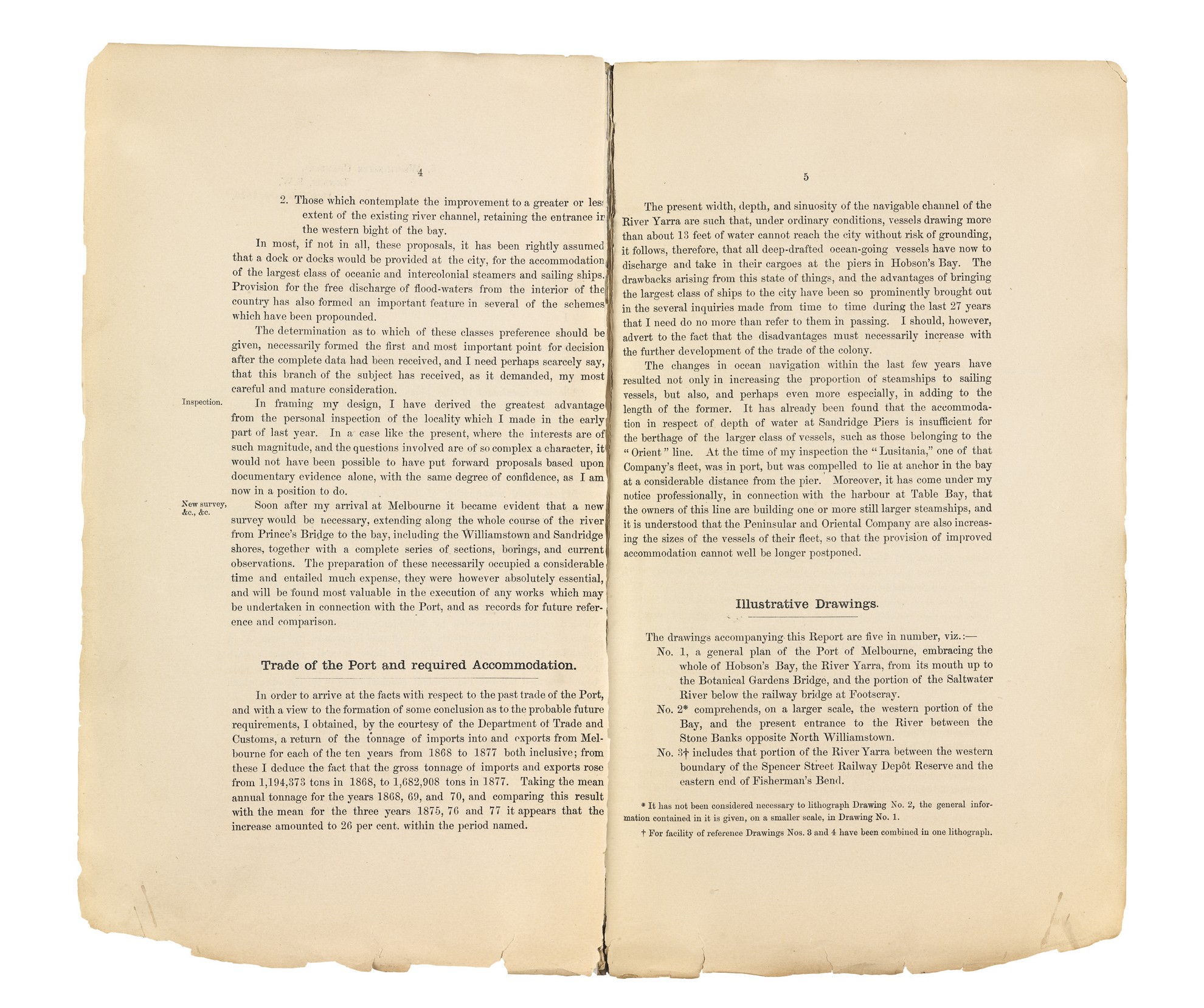 Melbourne Harbour Trust: report by Sir John Coode, C.E. on works of ...