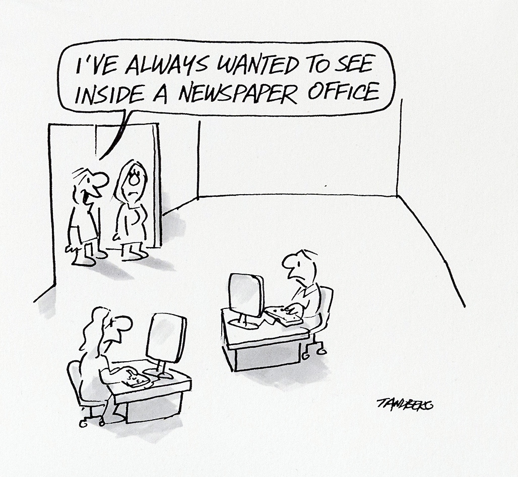 Inside a newspaper office - City Collection