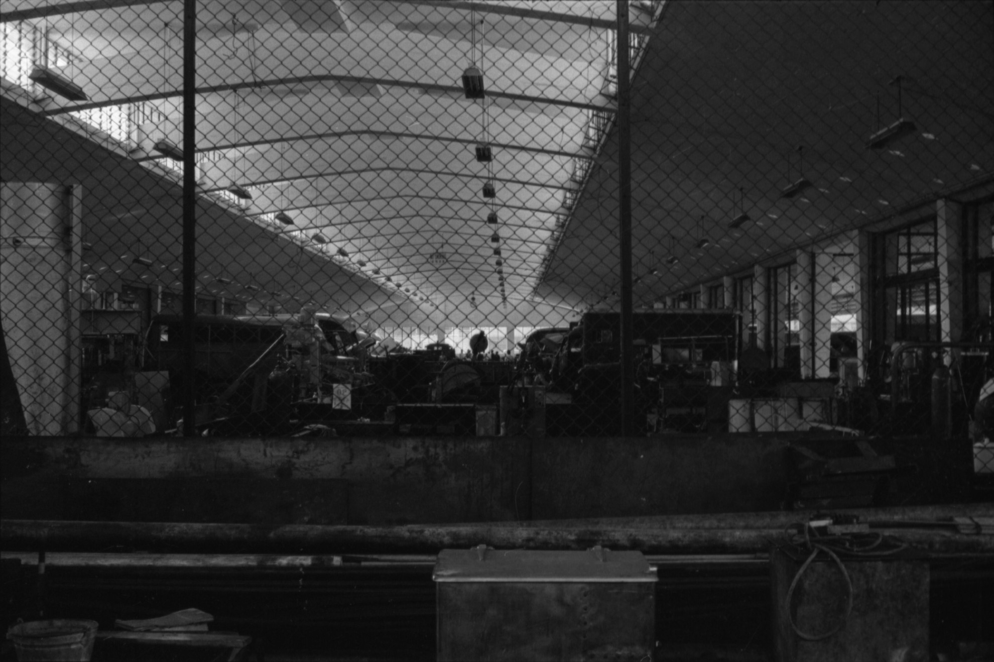 35A-17d Image showing the interior of an engineers workshop in Hong ...