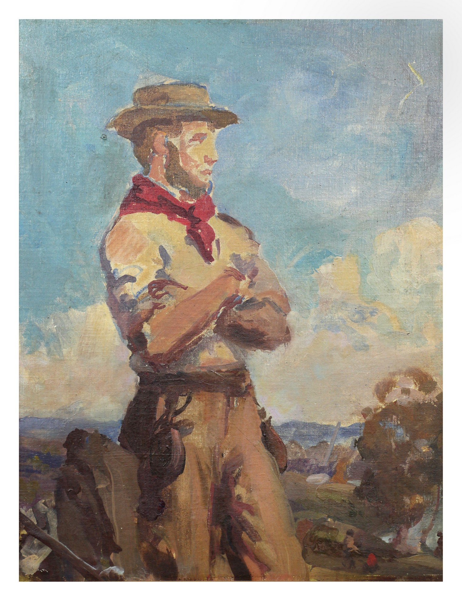 Study for portrait of John Batman - City Collection