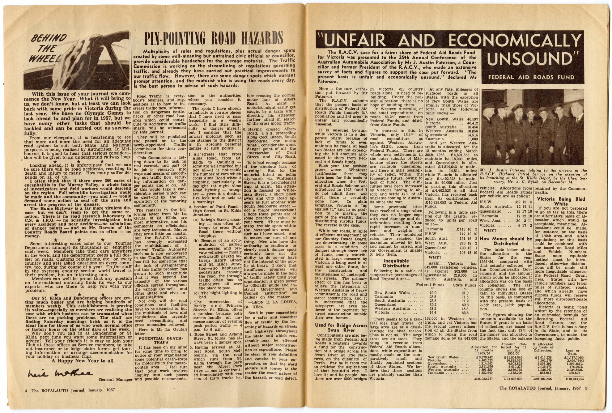 Royal Auto, January 1957 issue - City Collection