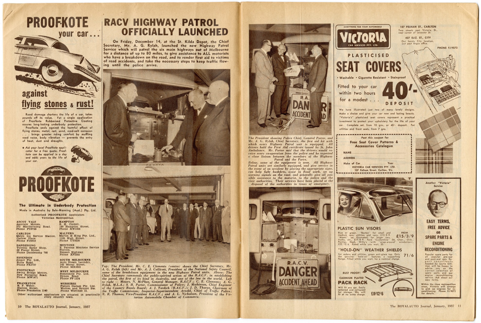 Royal Auto, January 1957 issue - City Collection