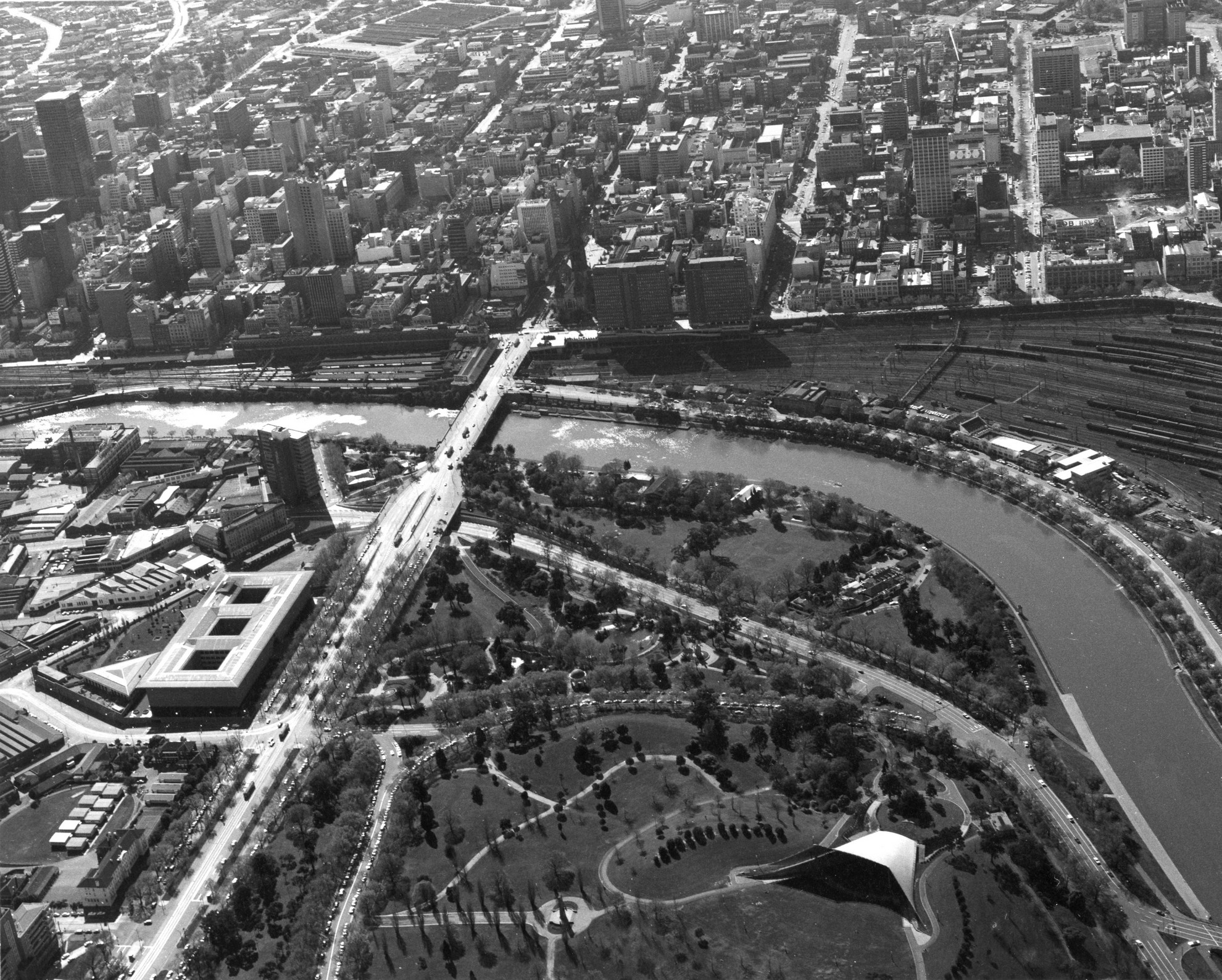 Aerial view of Melbourne - City Collection