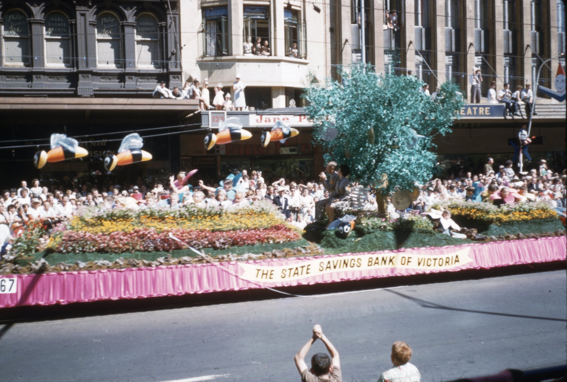 State Savings Bank float, 1963 - City Collection