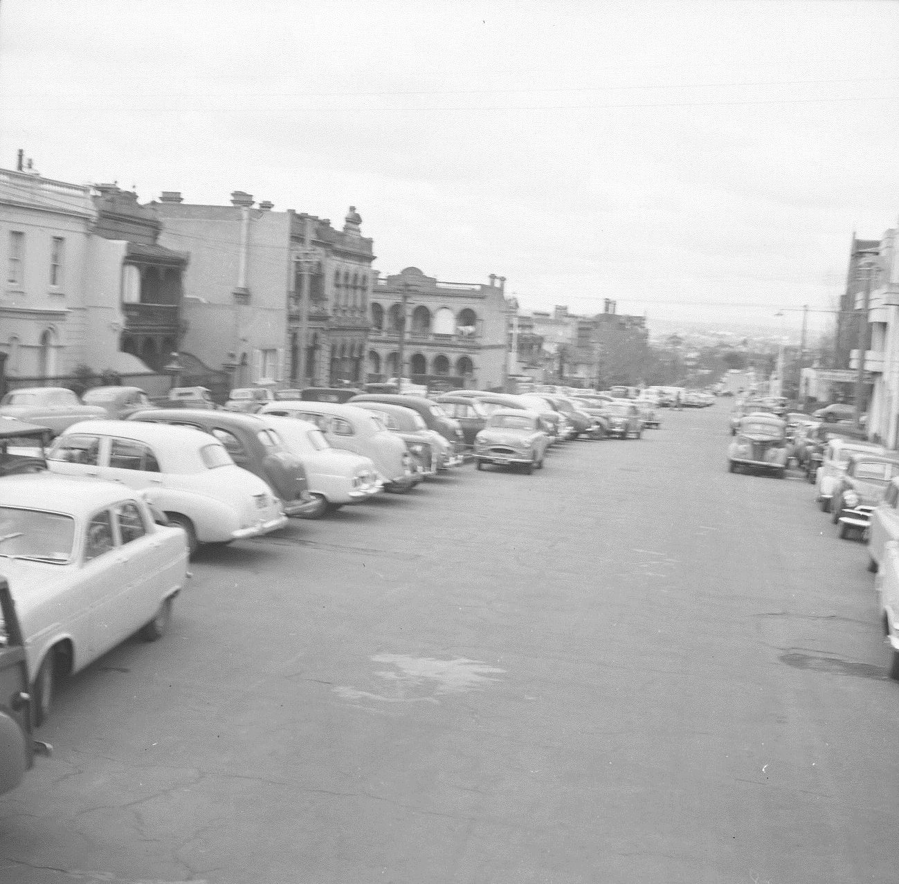 Book B Negative B28 - Parked cars on Hotham Street - City Collection