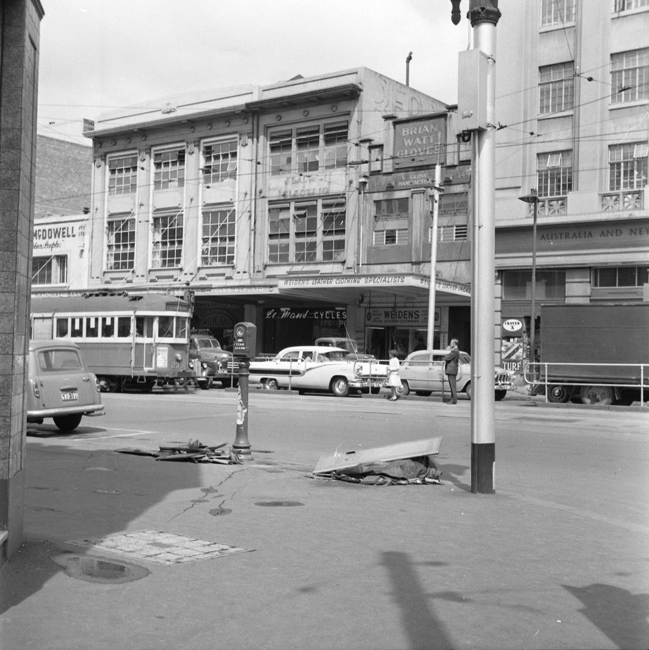 Book B Negative B52 - Damaged ticket machine, Corner Elizabeth and ...