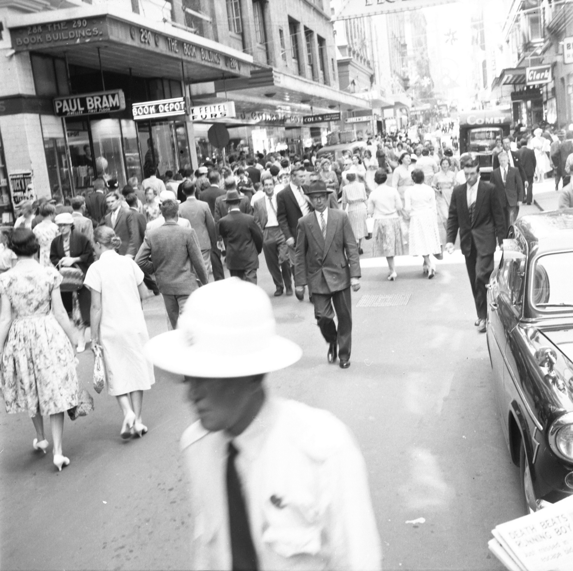 Unmarked Book Negative A36 - Little Collins Street - City Collection
