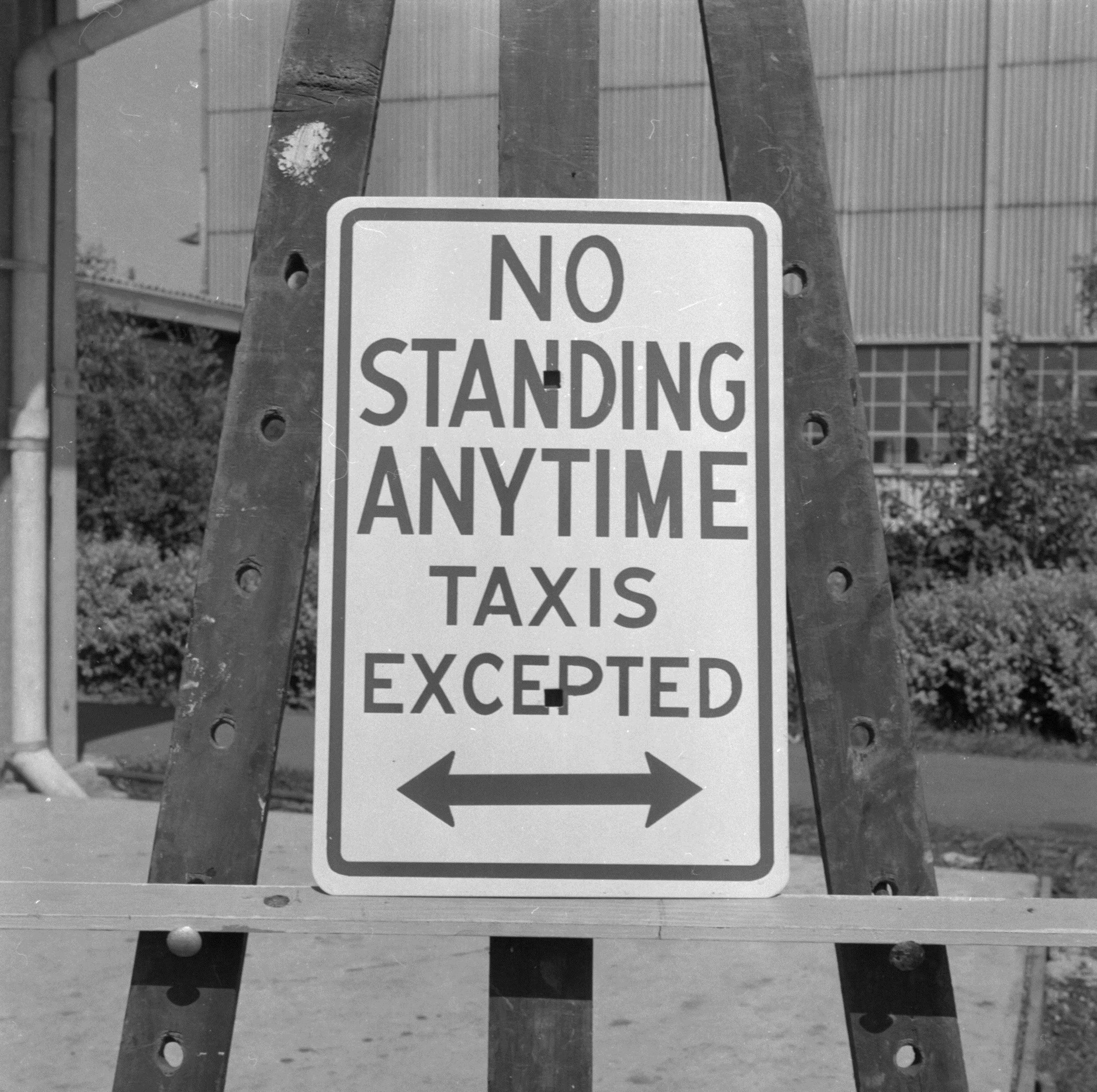 Unmarked Book Negative A66 - Parking sign - City Collection