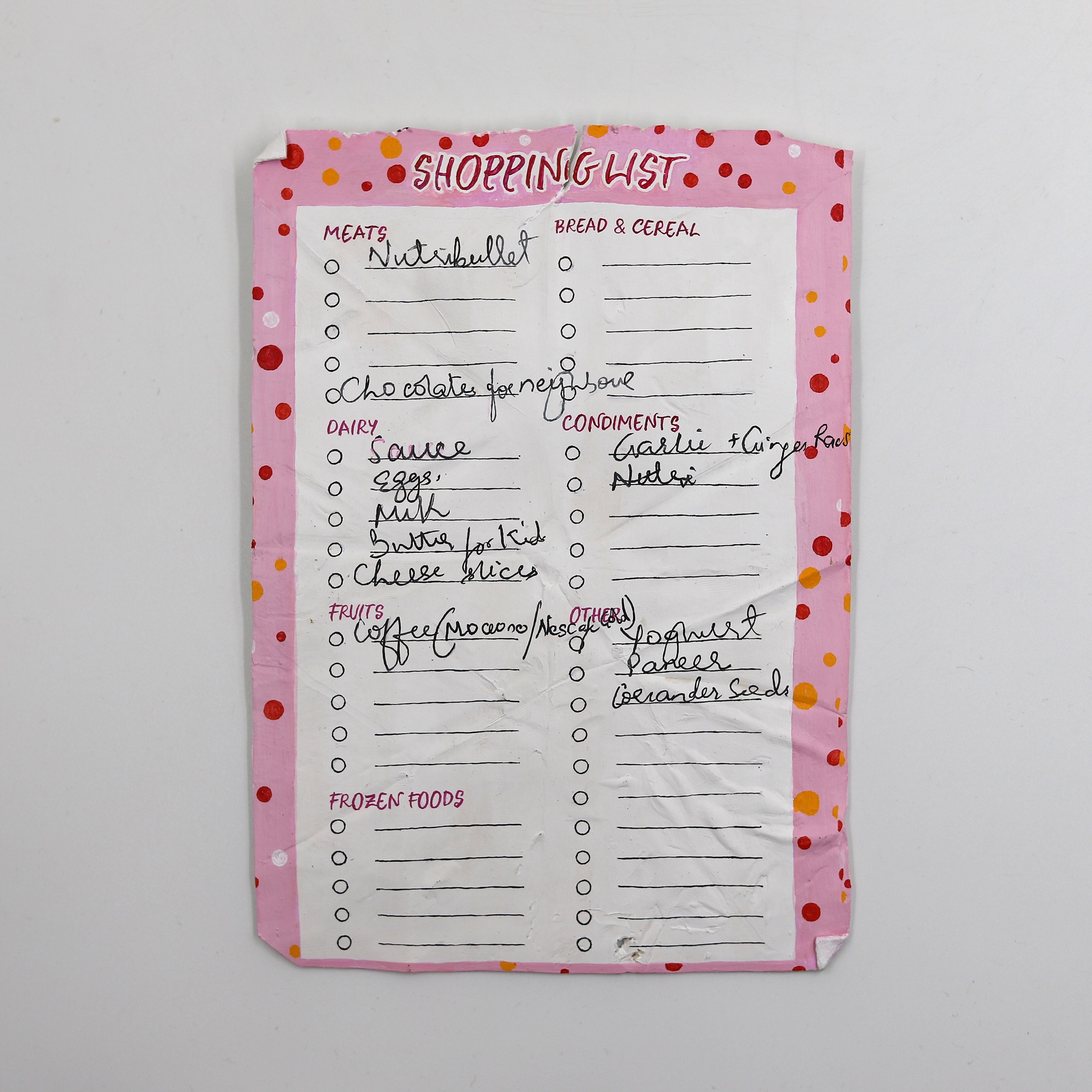 Shopping Lists (3) - City Collection