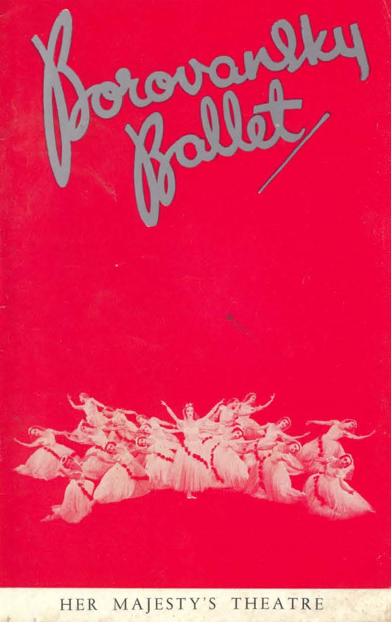 "The Borovansky Ballet" theatre programme - City Collection